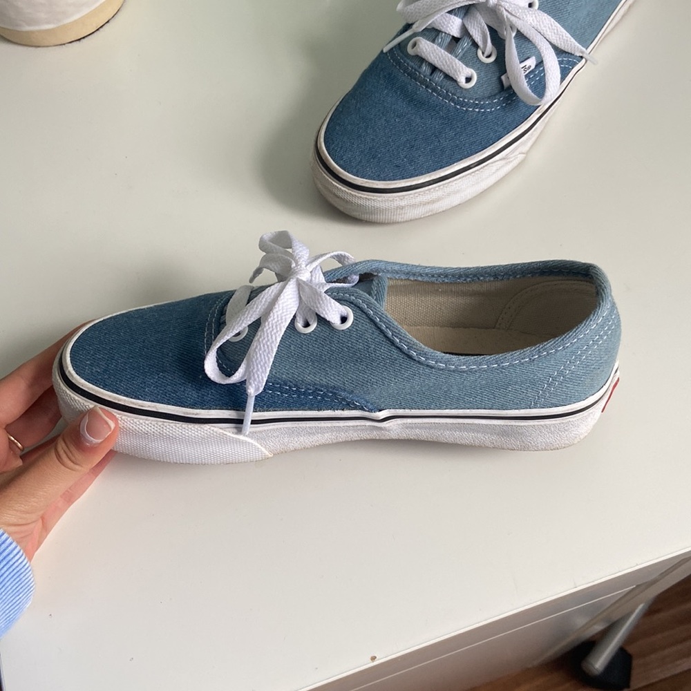 Vans Authentic Denim Two-Tone Sneakers - Gem